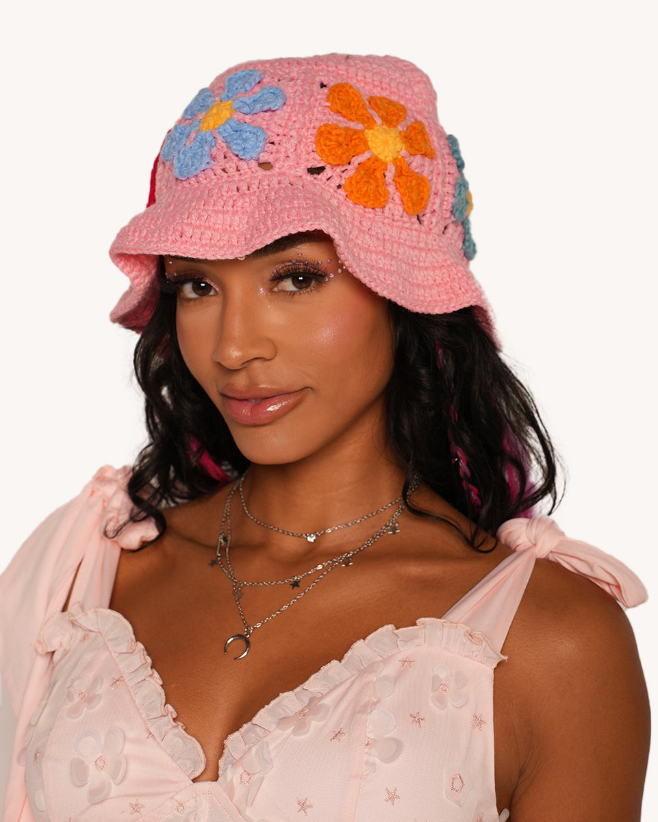 Child of the Forest Floral Crochet Hat – iHeartRaves