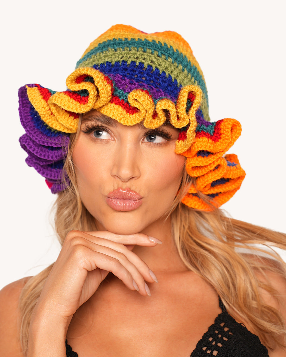 Electric Colors Rainbow Hat – iHeartRaves