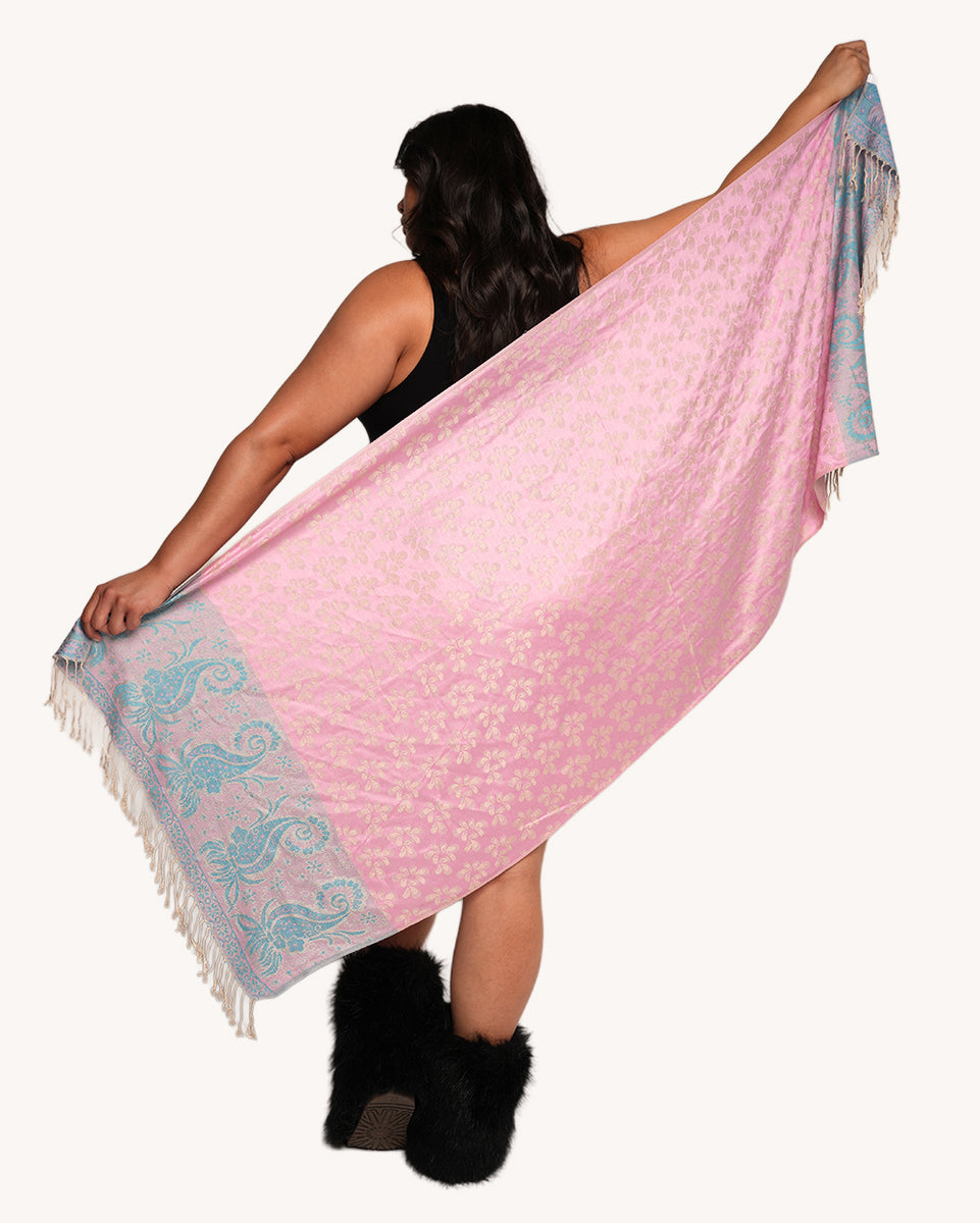 Baby Pink Pixie Dreams Pashmina – iHeartRaves