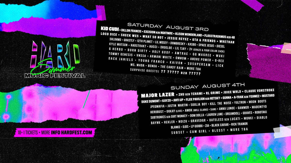 HARD Summer 2019 Lineup – iHeartRaves