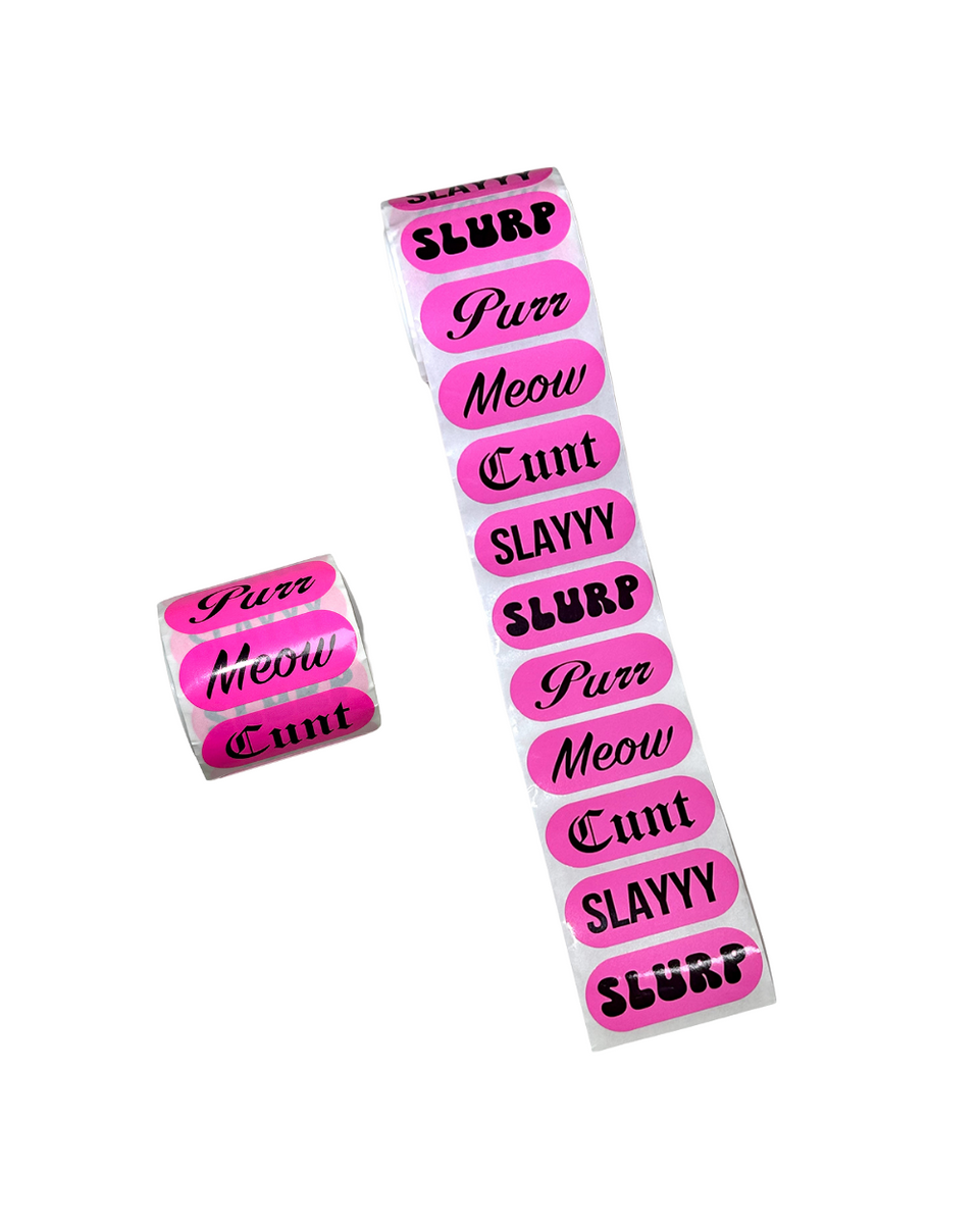 Extinct Slang Text Sticker Roll – iHeartRaves