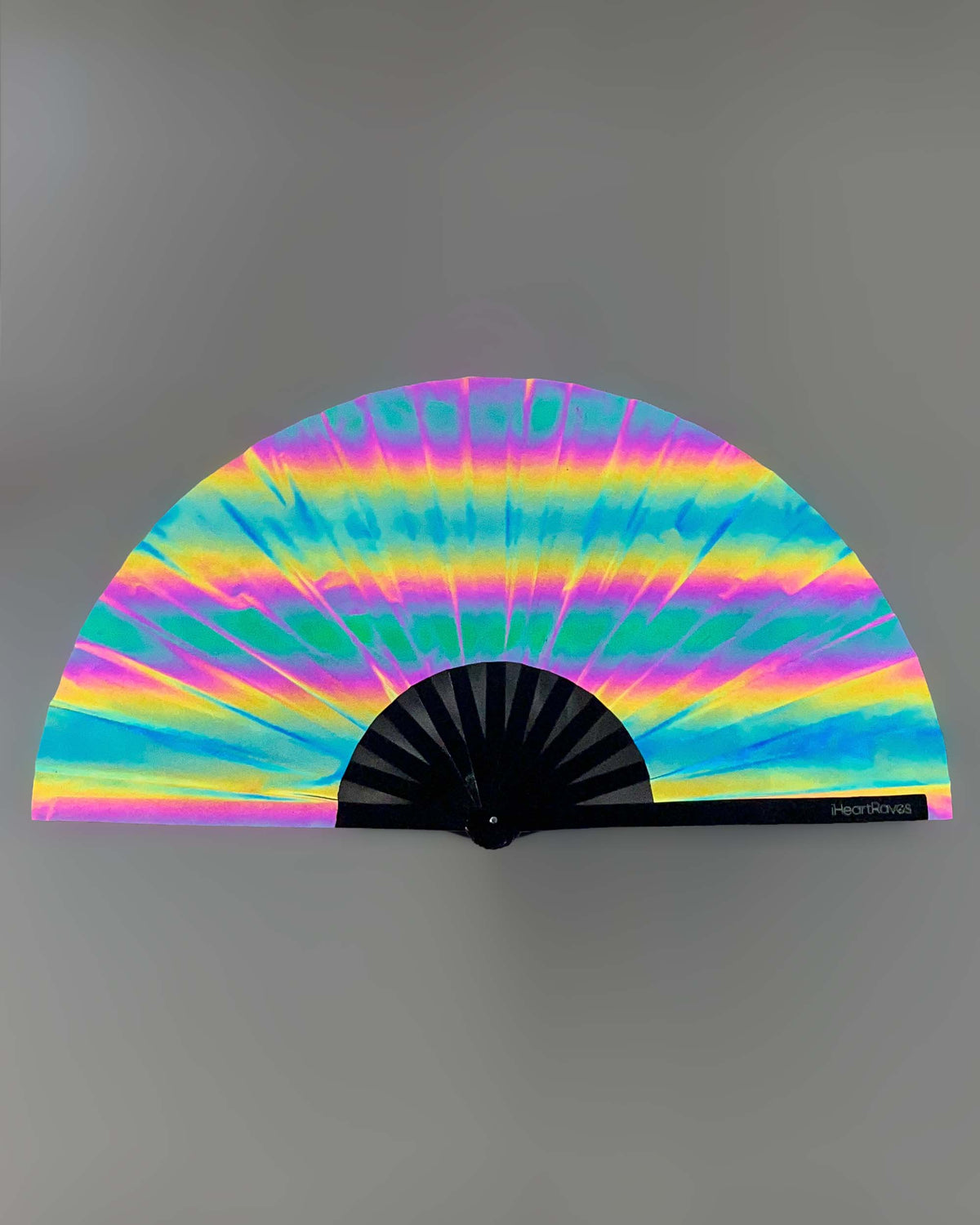 Catch the Light Rainbow Reflective Hand Fan – iHeartRaves