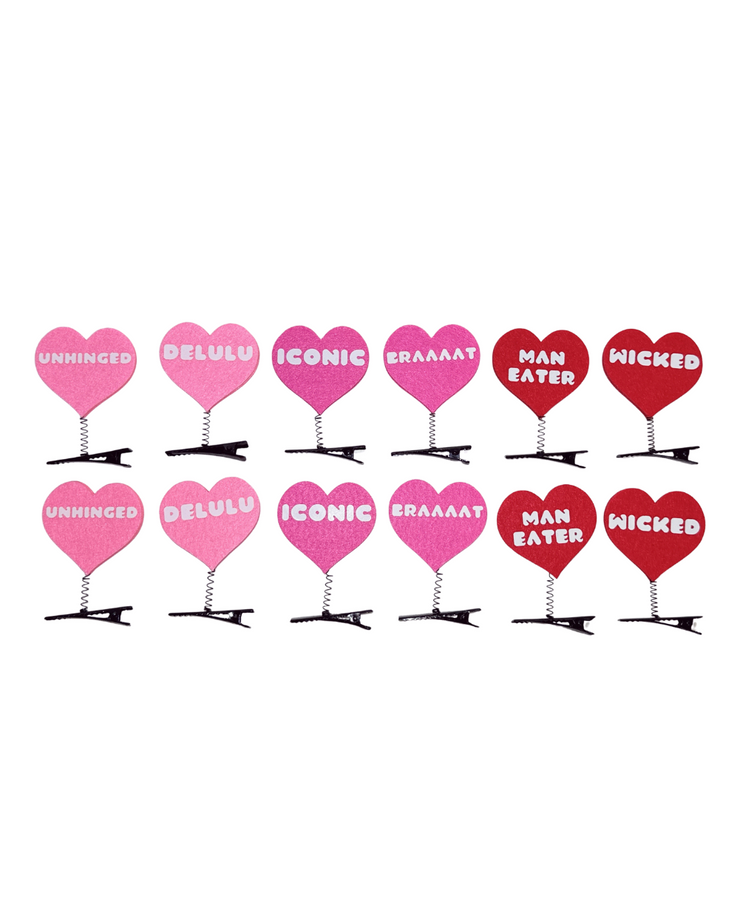 Delulu Baddies Text Sprouts 6-Pair Set – iHeartRaves