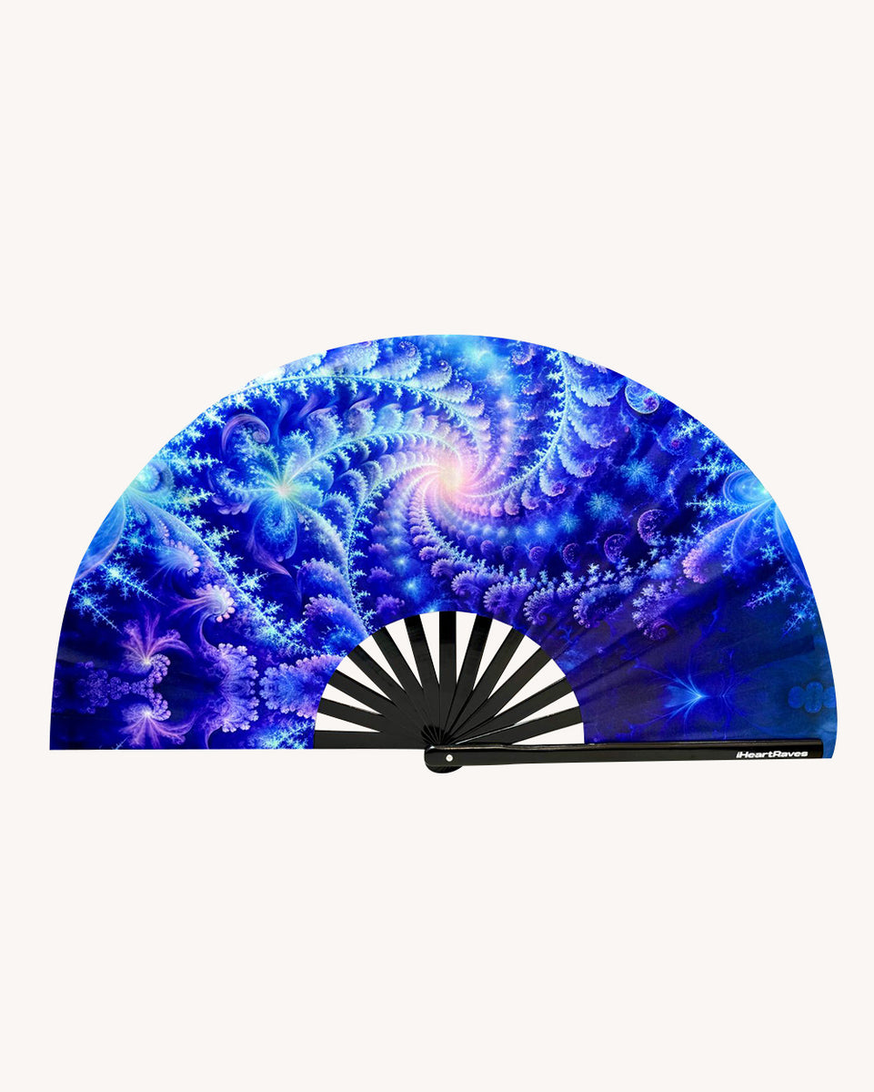 Distorted Dream UV Reactive Hand Fan – iHeartRaves
