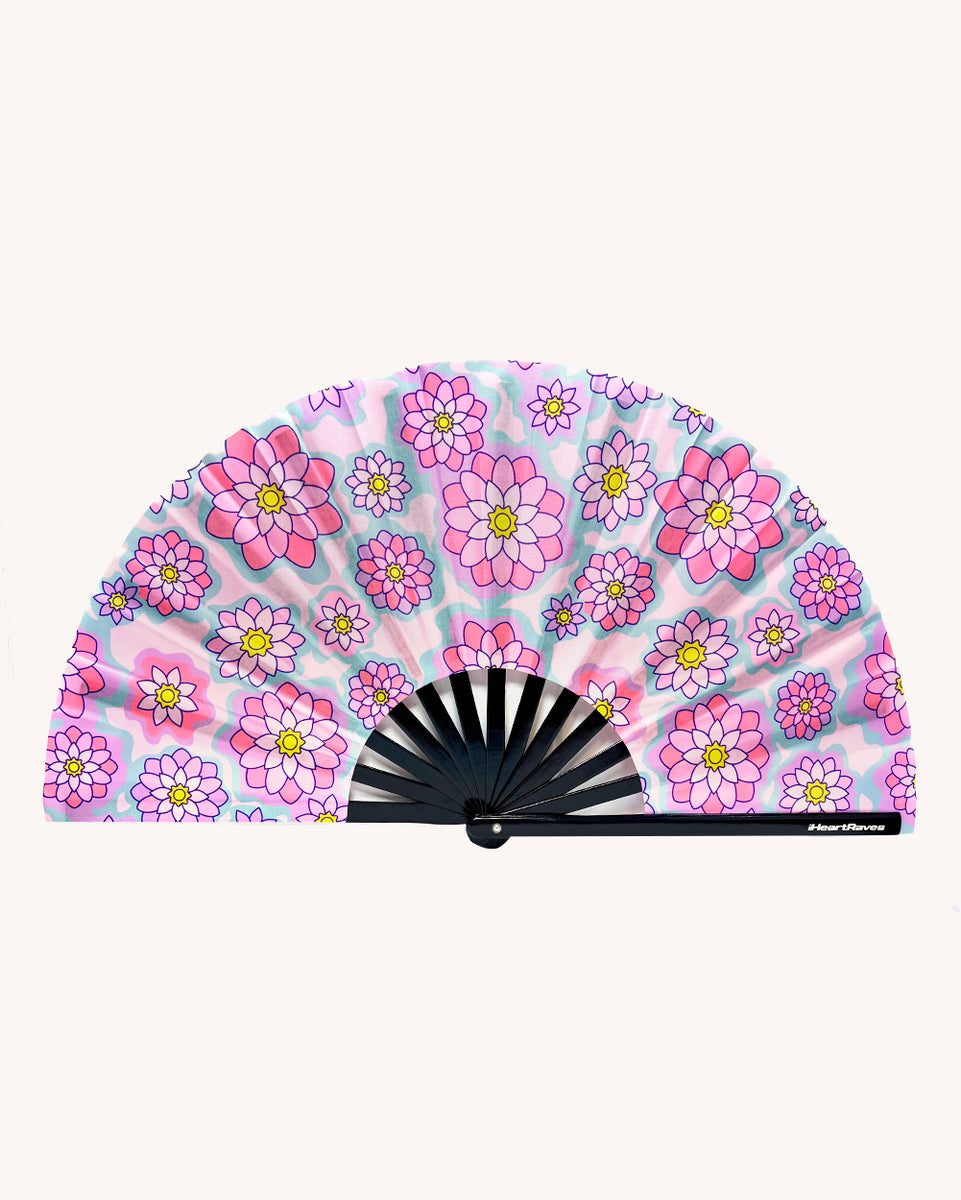 Electric Dreaming UV Reactive Hand Fan – iHeartRaves