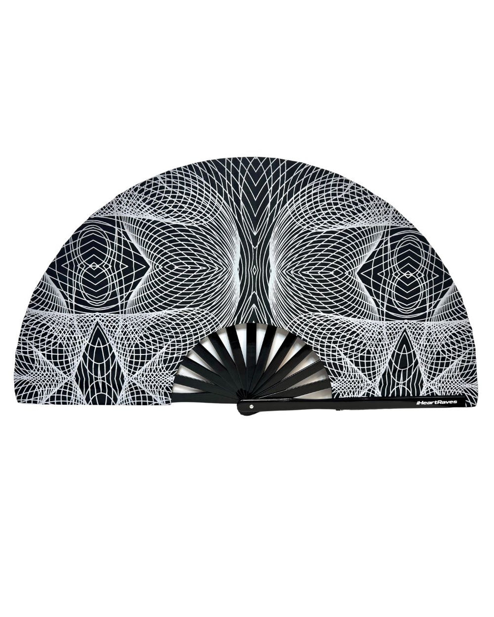 Flashbang Matrix Reflective Hand Fan – iHeartRaves