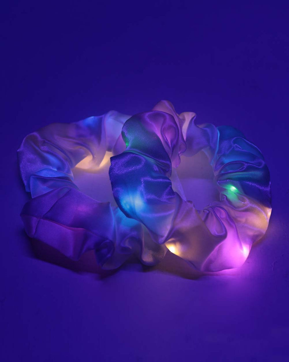 Glow Girl Glow LED Scrunchies – iHeartRaves