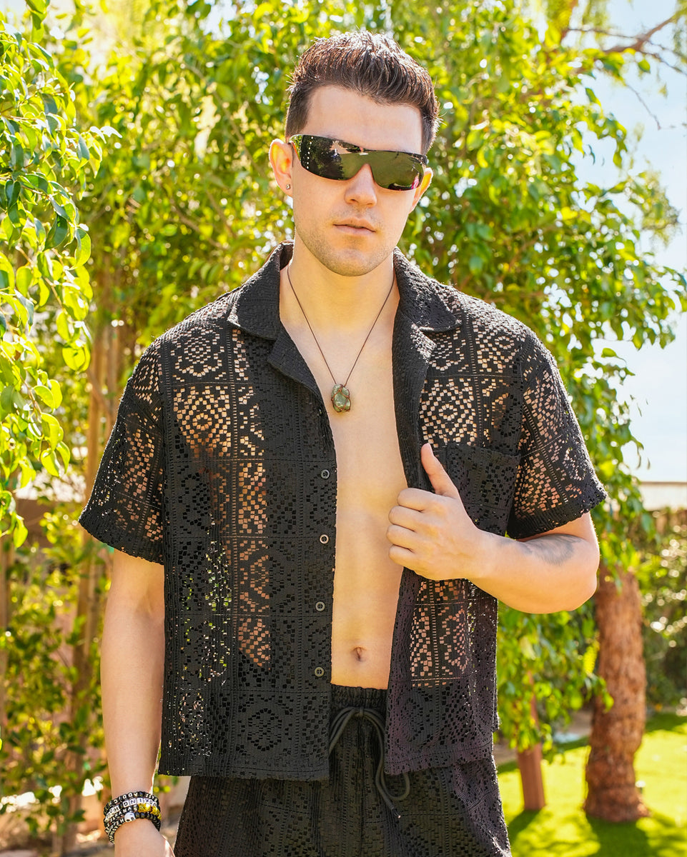 Got That Rizz Crochet Camp Shirt – iHeartRaves