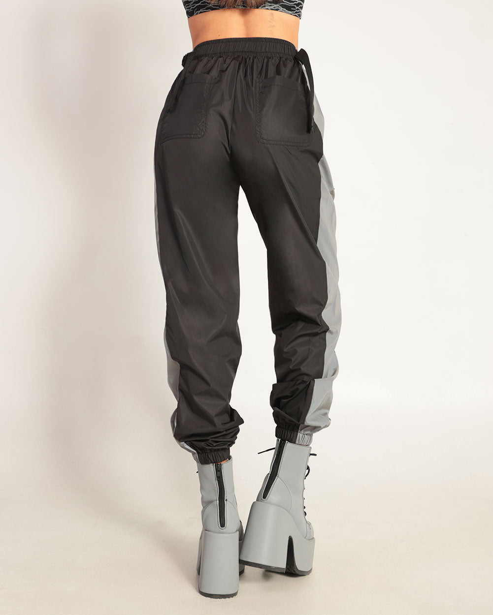 Time 2 Get Lit Reflective Cargo Joggers – iHeartRaves