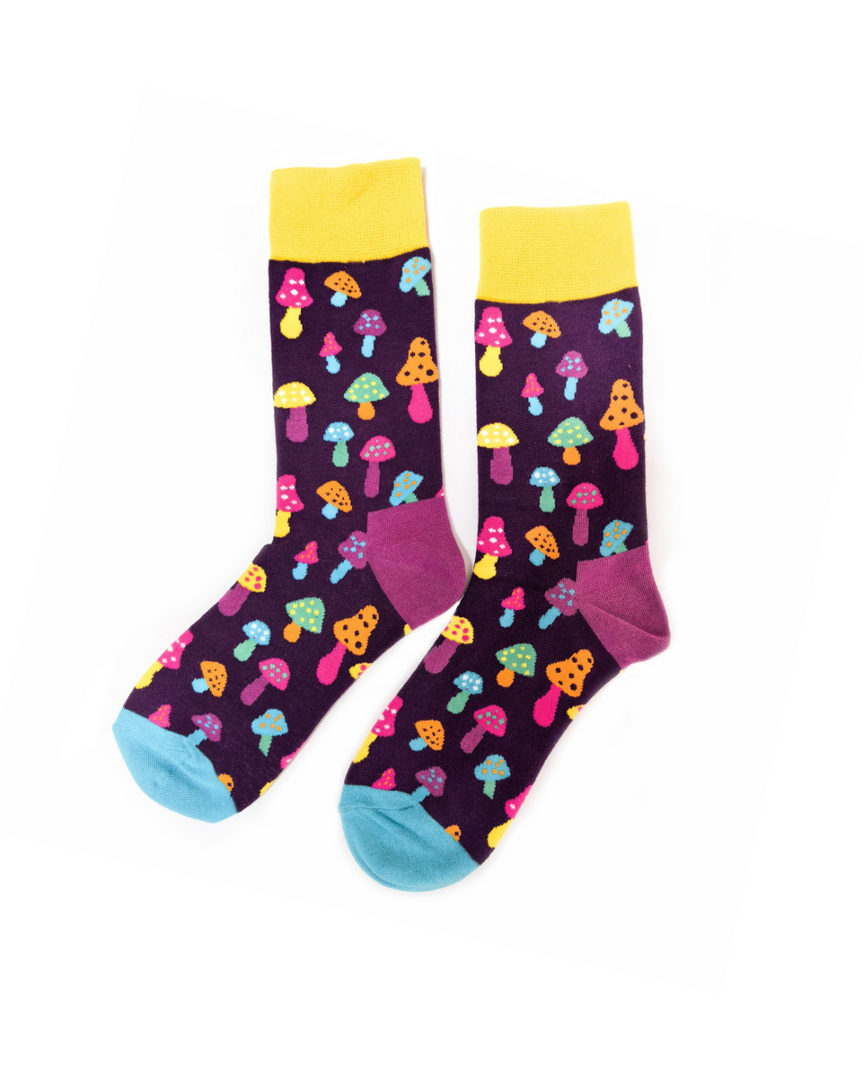 Trippy Shroomie Socks – iHeartRaves