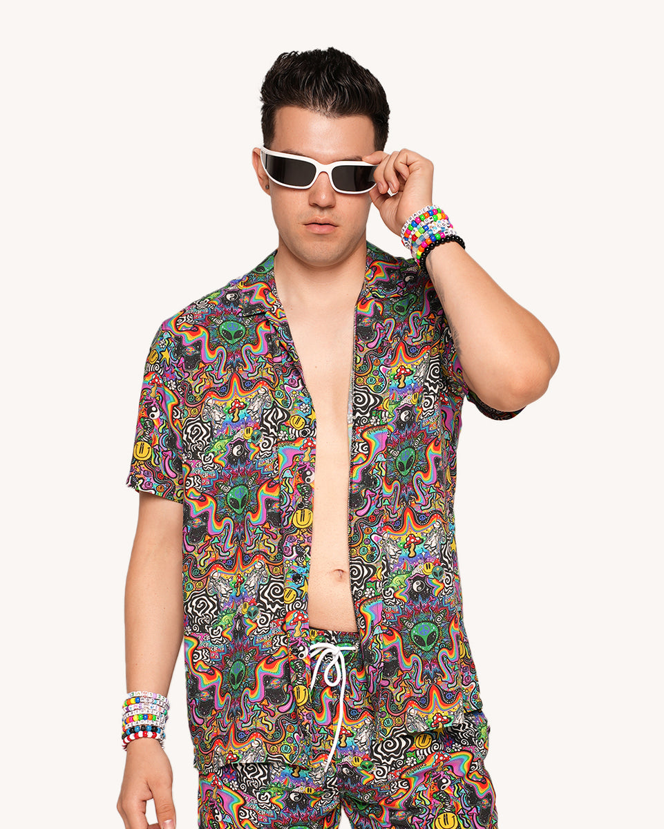 Trippydraws x iHR Funky Mind Camp Shirt – iHeartRaves