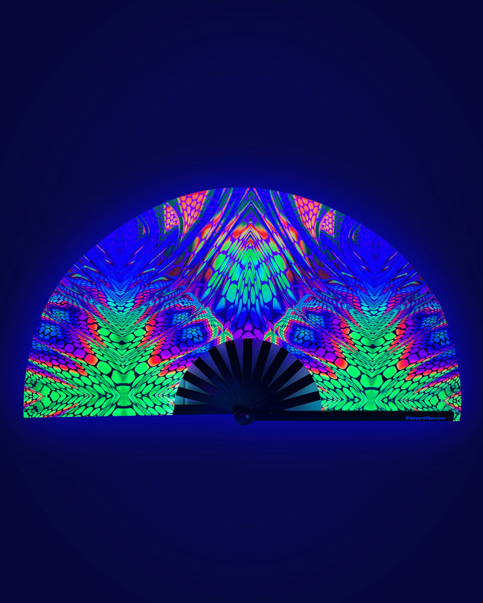 Viper Vision UV Reactive Hand Fan – iHeartRaves