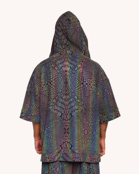Viper Vision Rainbow Reflective Hooded Robe – iHeartRaves